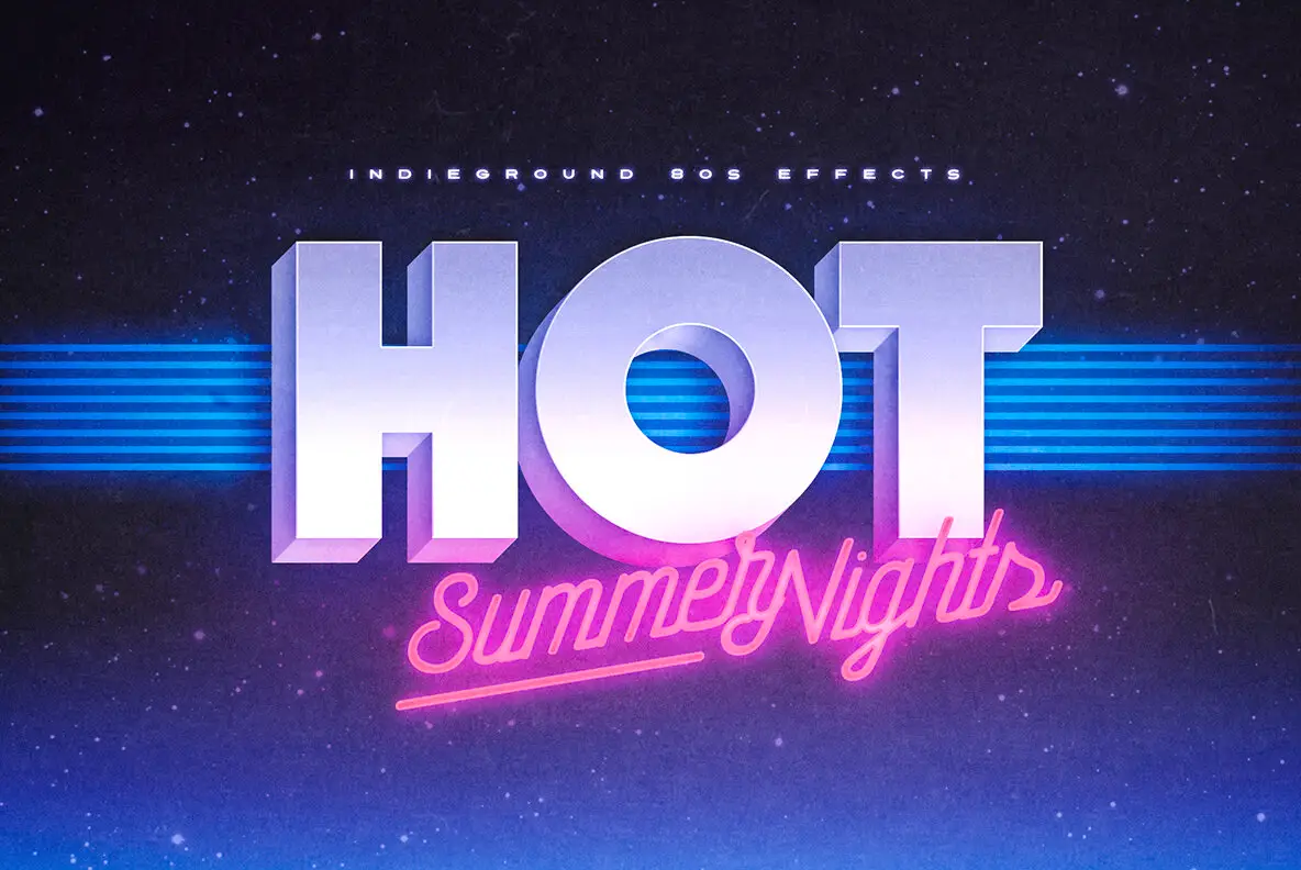 80s Text Effects Complete Bundle - YouWorkForThem