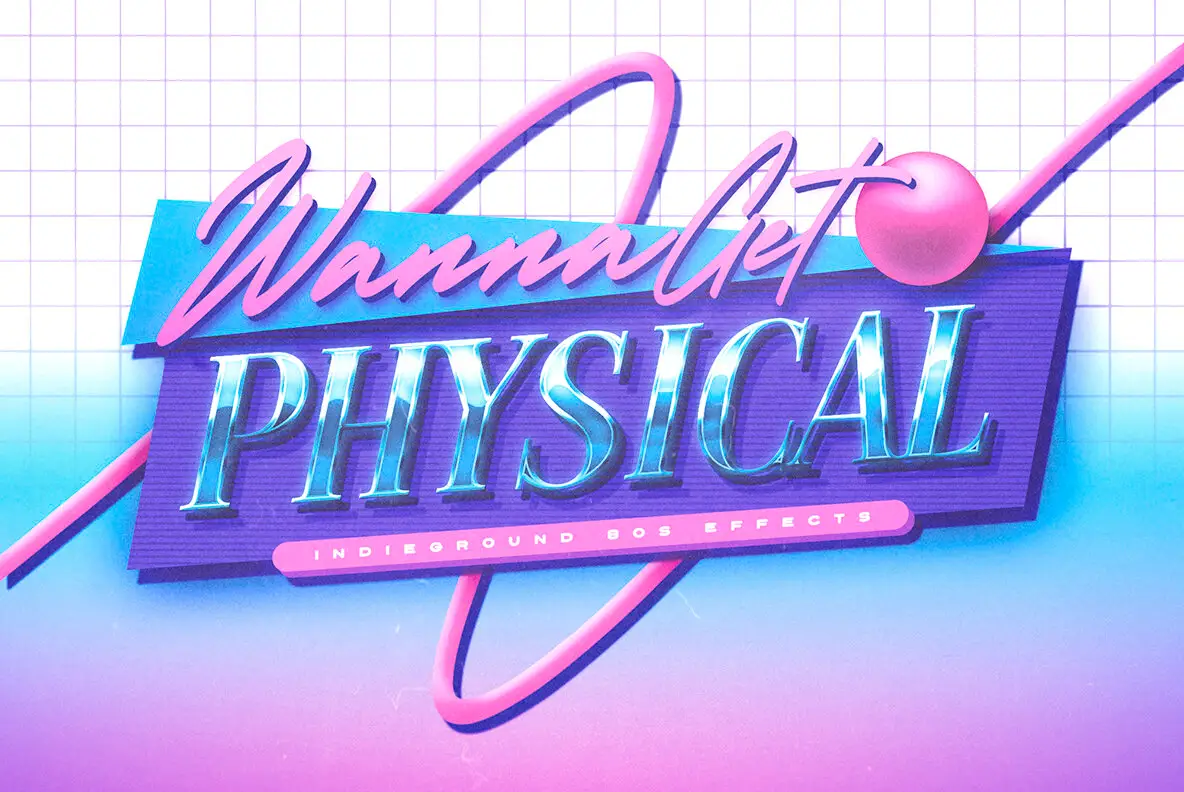 80s Text Effects Complete Bundle - YouWorkForThem