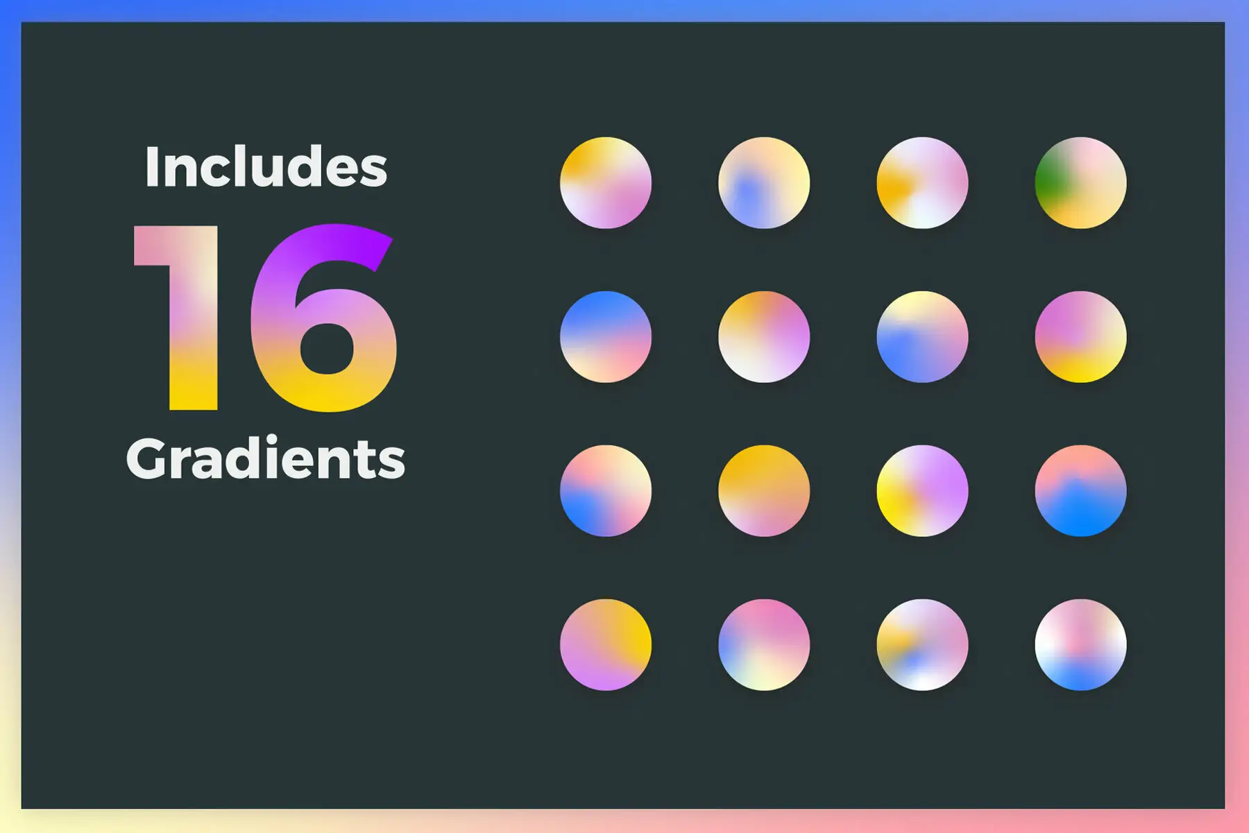 Gradient Sticker Bundle Graphics - YouWorkForThem