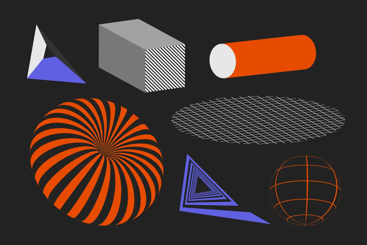 90 Vector Texture Shapes Graphics - YouWorkForThem