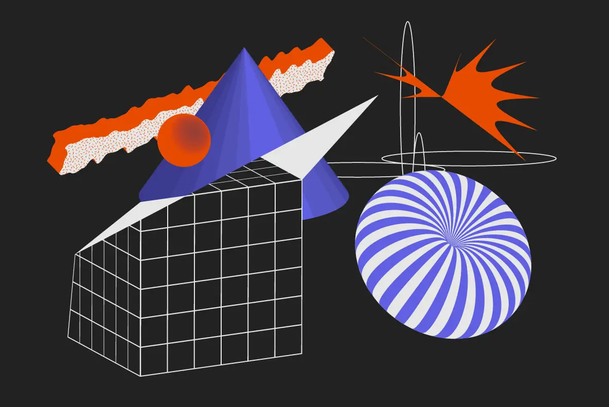 90 Vector Texture Shapes Abstract - YouWorkForThem