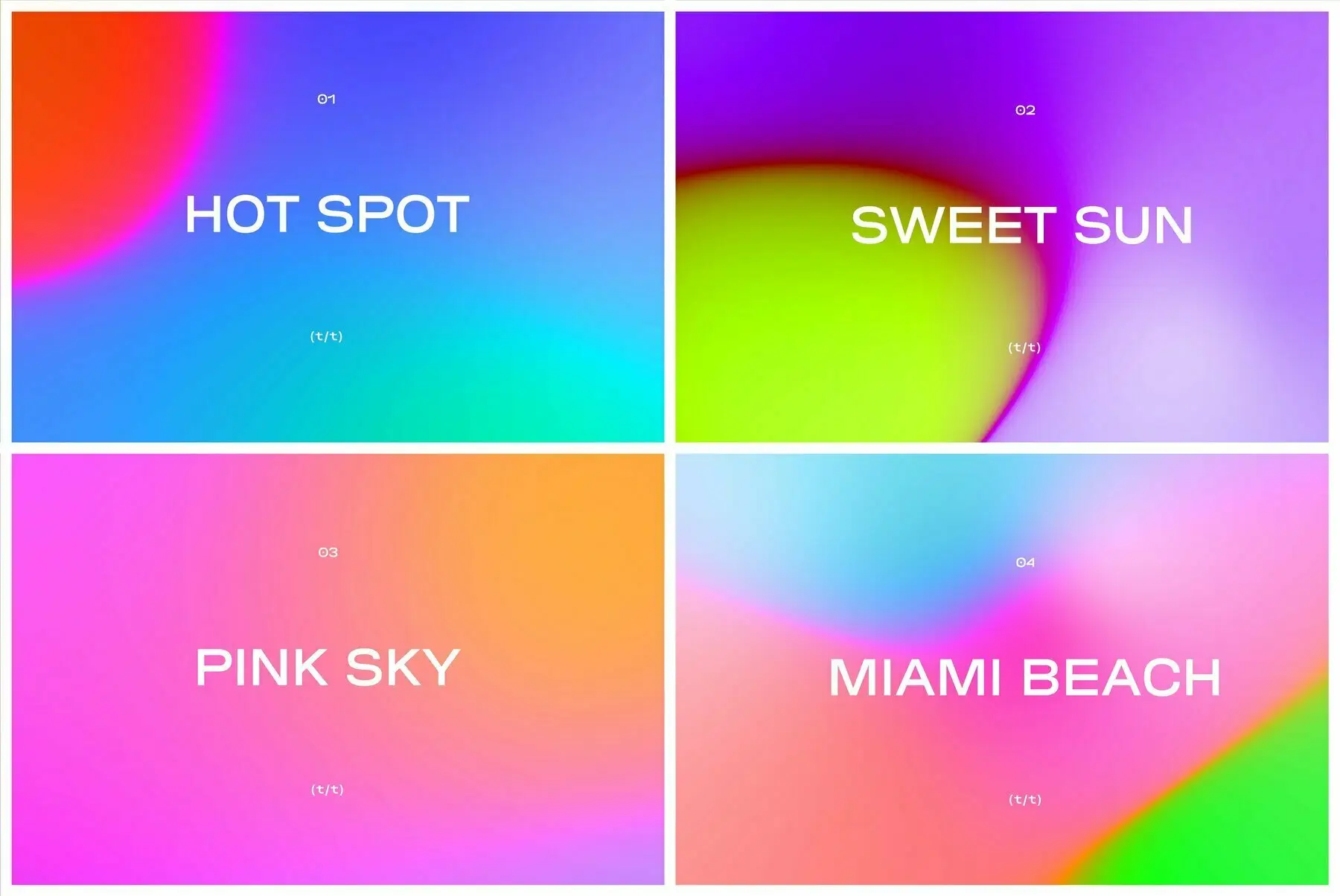 Animated Gradients Texture Pack Graphics - YouWorkForThem