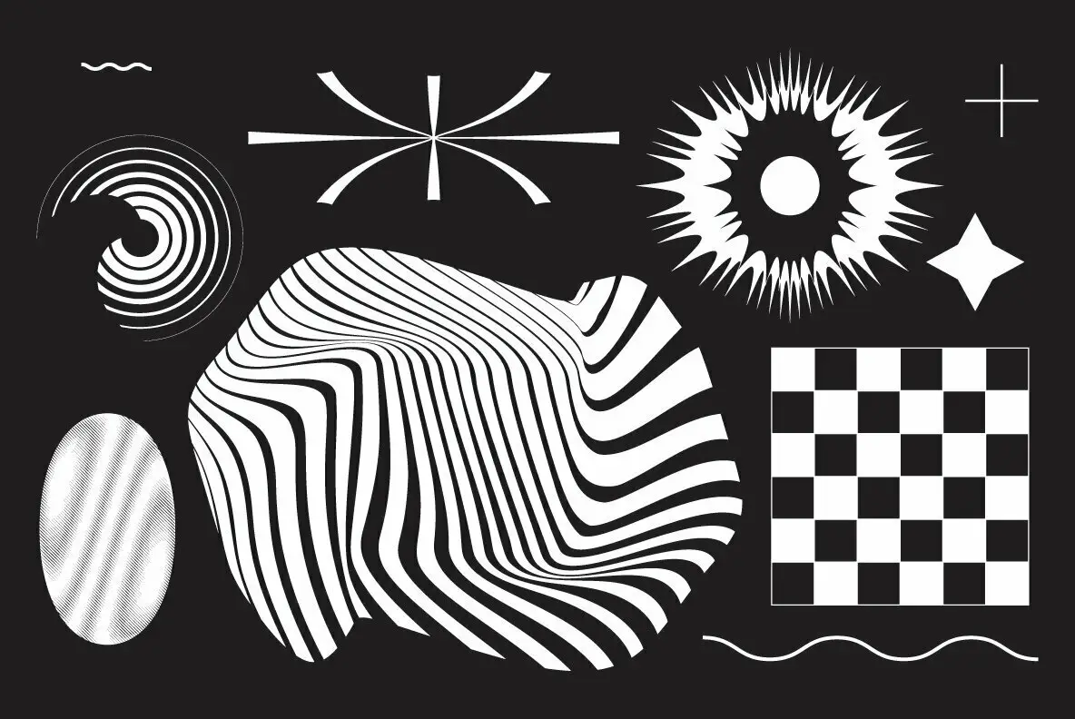 111 Strange Vector Shapes Graphics - YouWorkForThem