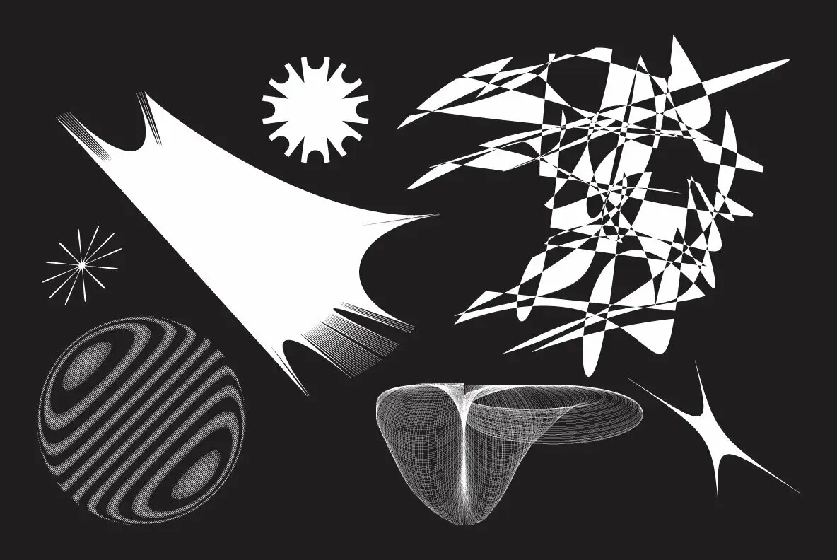 111 Strange Vector Shapes Graphics - YouWorkForThem