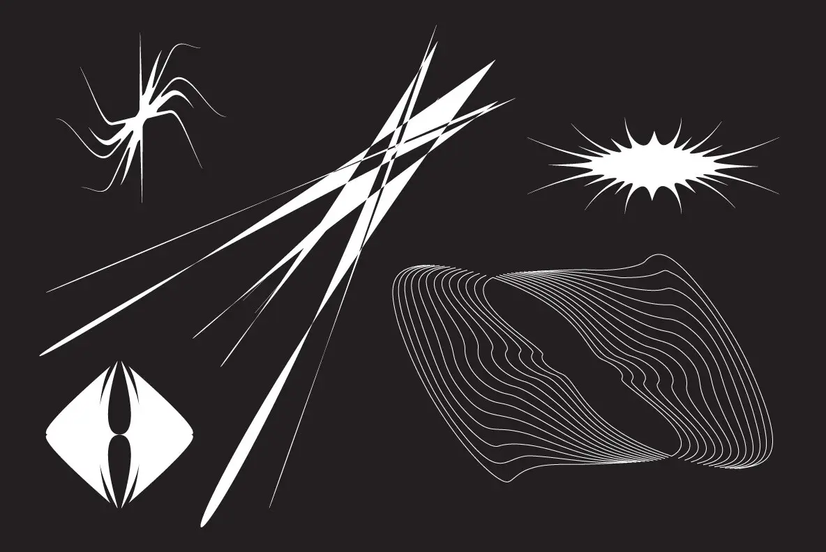 111 Strange Vector Shapes Graphics - YouWorkForThem