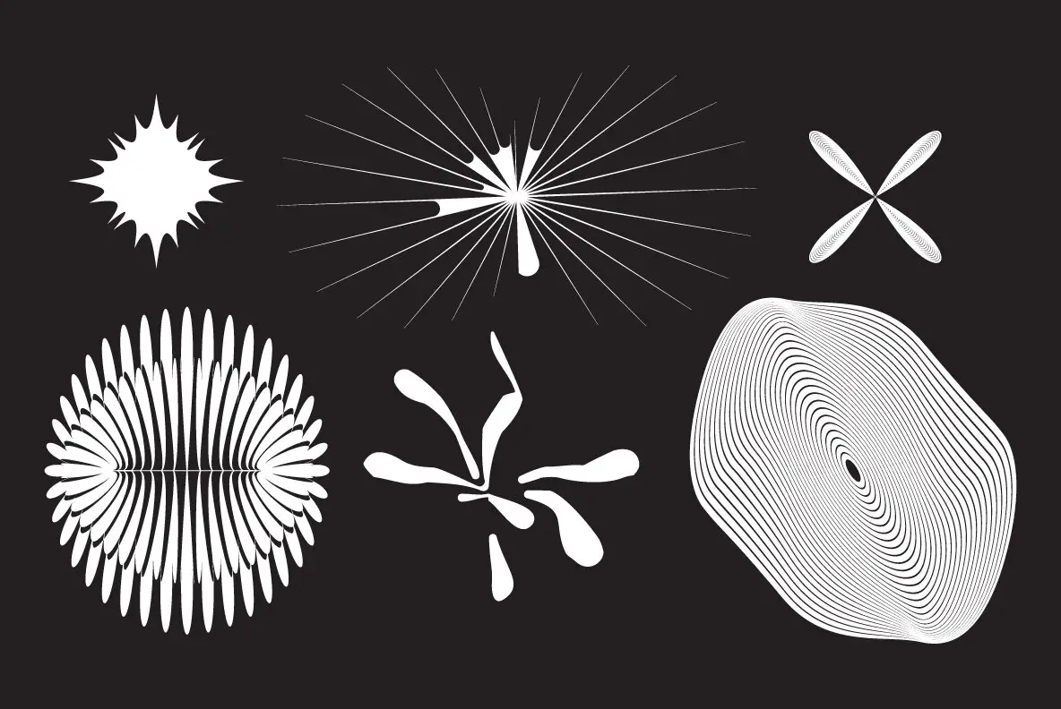 111 Strange Vector Shapes Graphics - YouWorkForThem