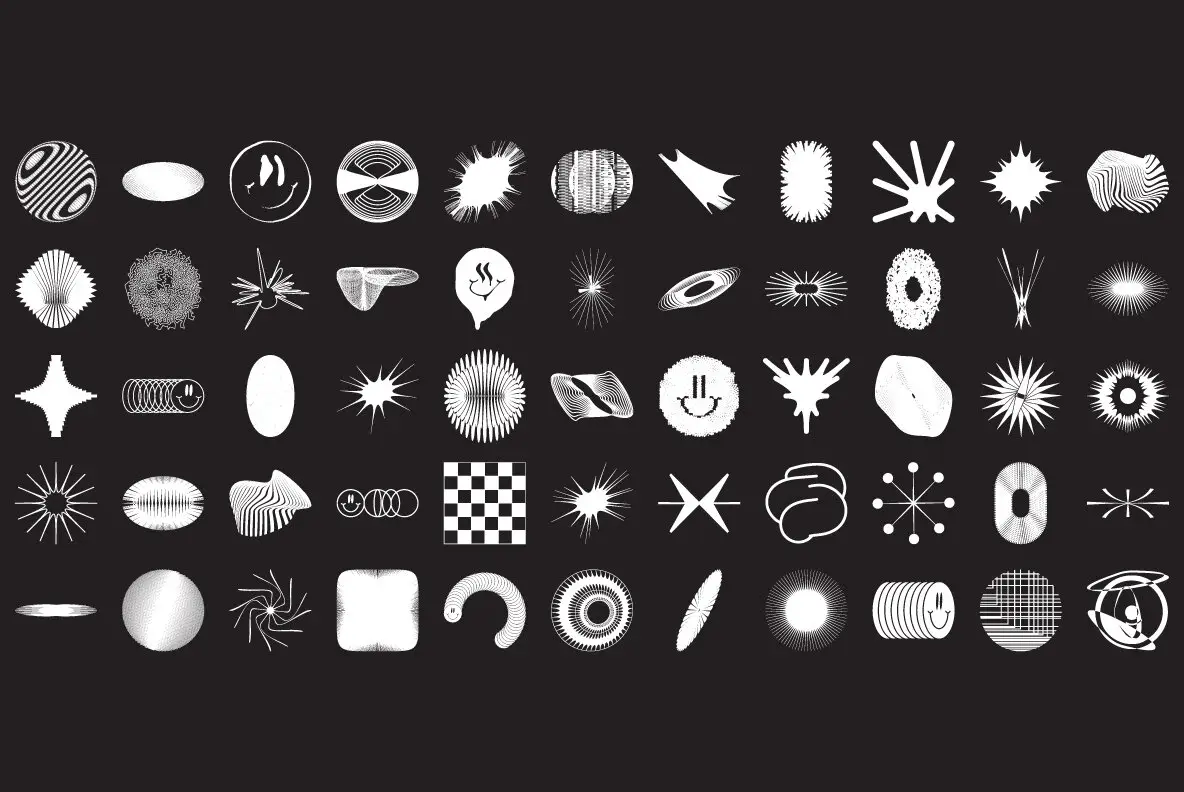 111 Strange Vector Shapes Graphics - YouWorkForThem