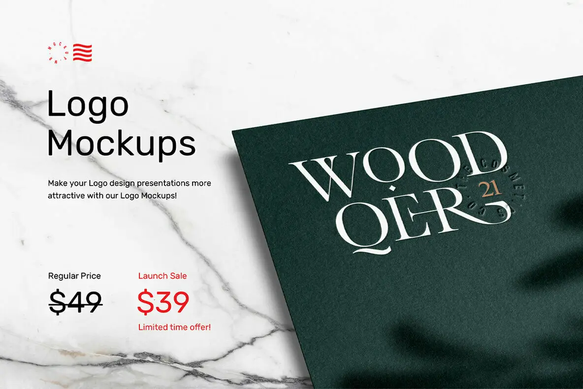 Logo Mockup Branding Bundle Graphics - YouWorkForThem