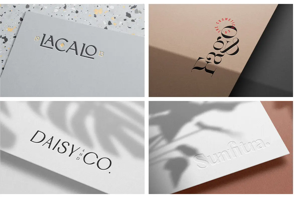 Logo Mockup Branding Bundle Graphics - YouWorkForThem