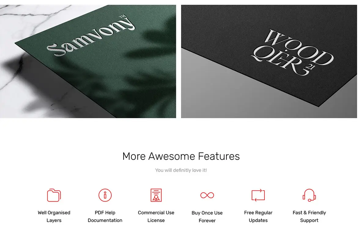 Logo Mockup Branding Bundle Graphics - YouWorkForThem