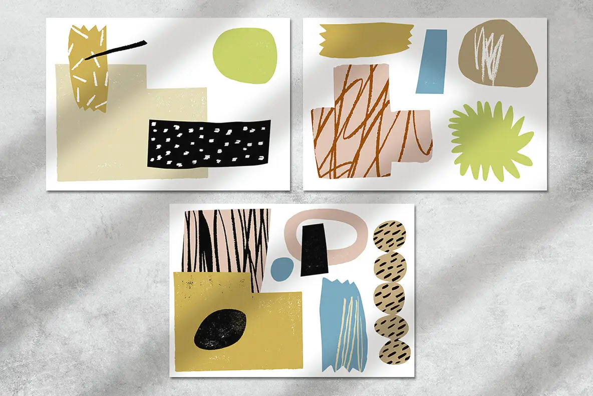 Abstract Art Cutouts Abstract - YouWorkForThem