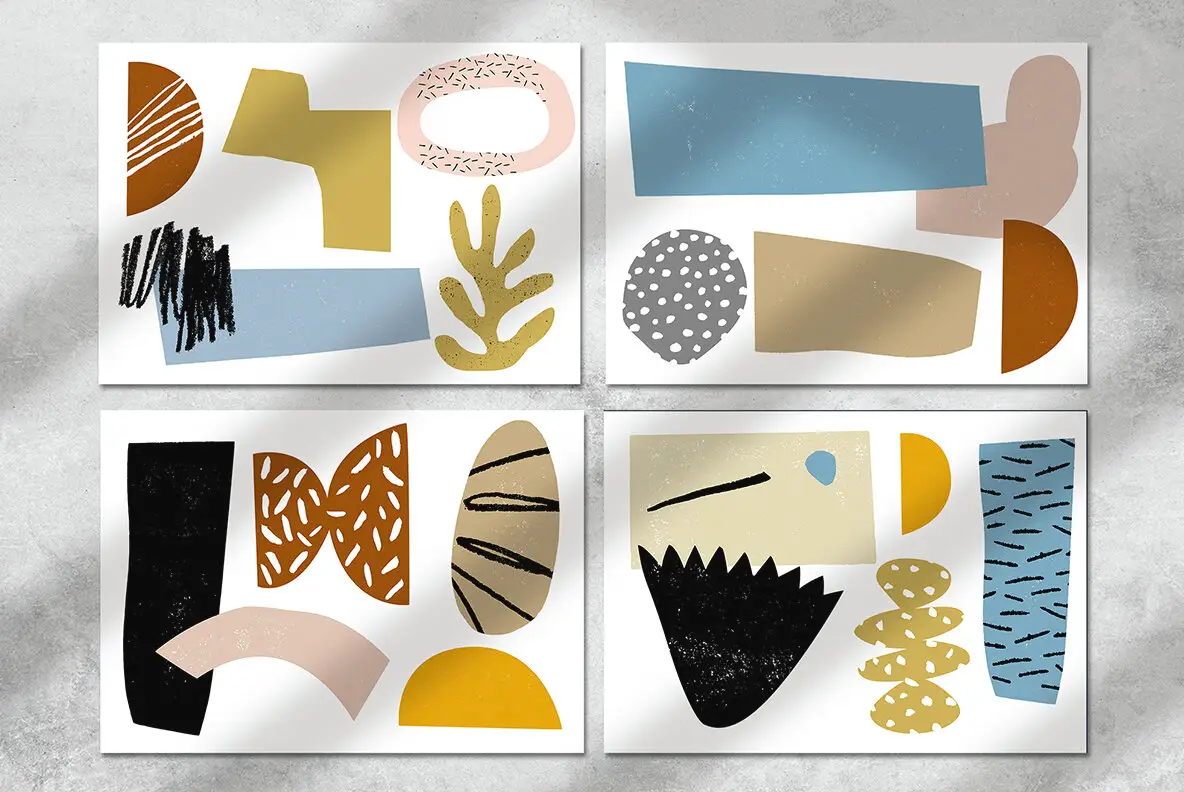 Abstract Art Cutouts Abstract - YouWorkForThem