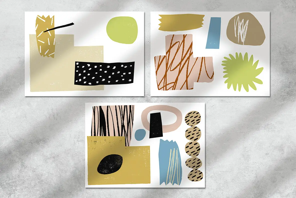Abstract Art Cutouts Abstract - YouWorkForThem