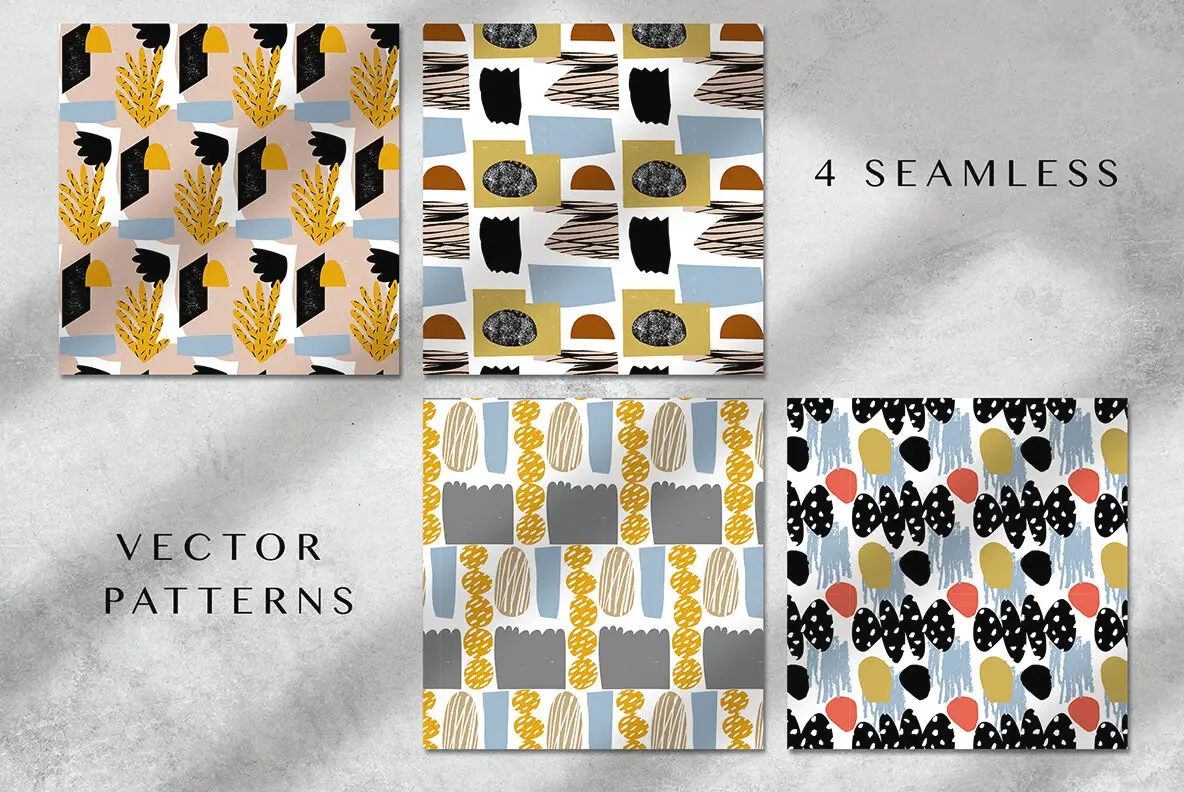 Abstract Art Cutouts Graphics - YouWorkForThem