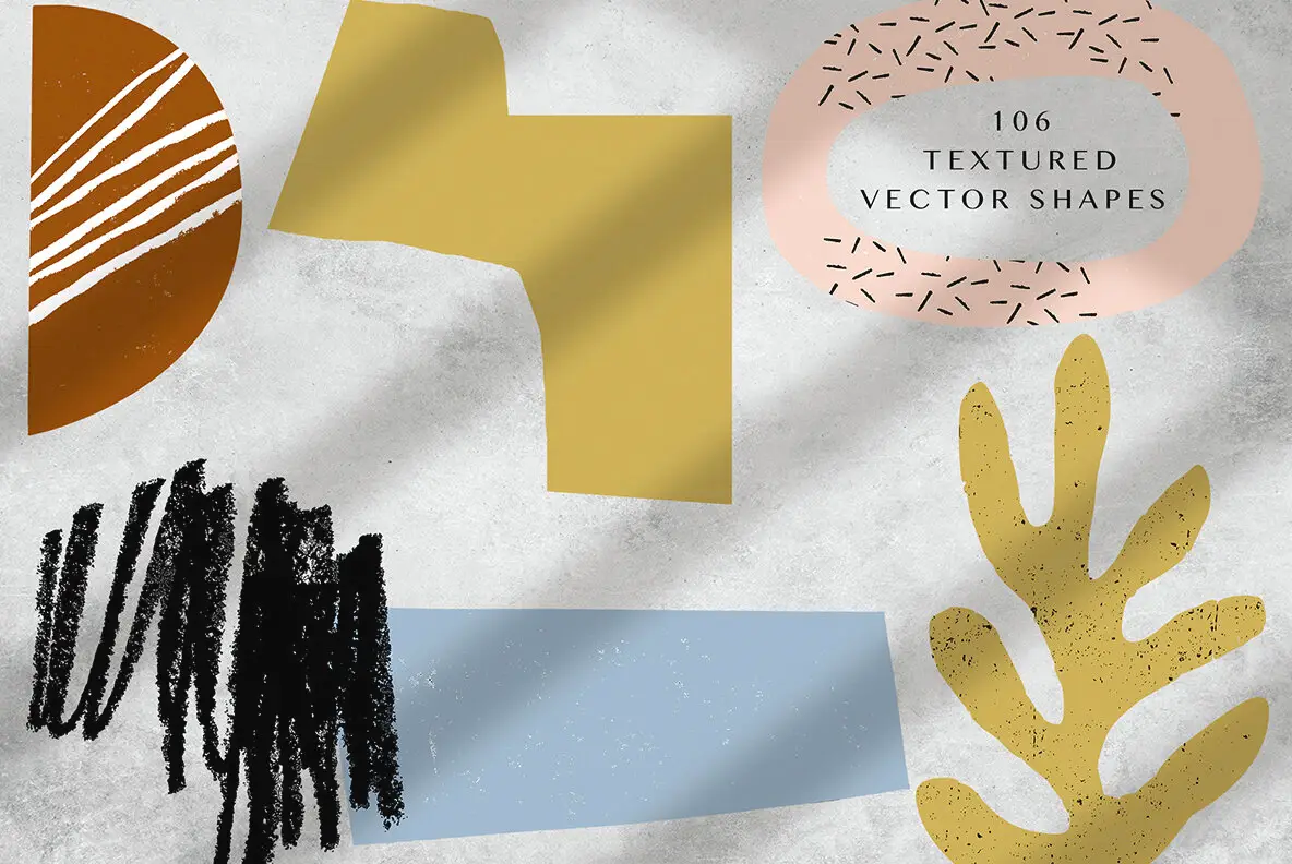 Abstract Art Cutouts Graphics - YouWorkForThem