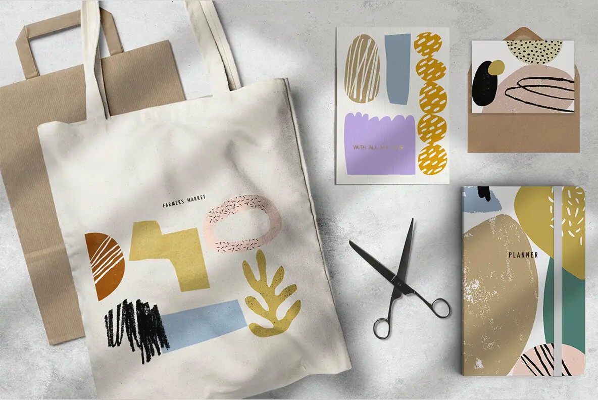 Abstract Art Cutouts Graphics - YouWorkForThem