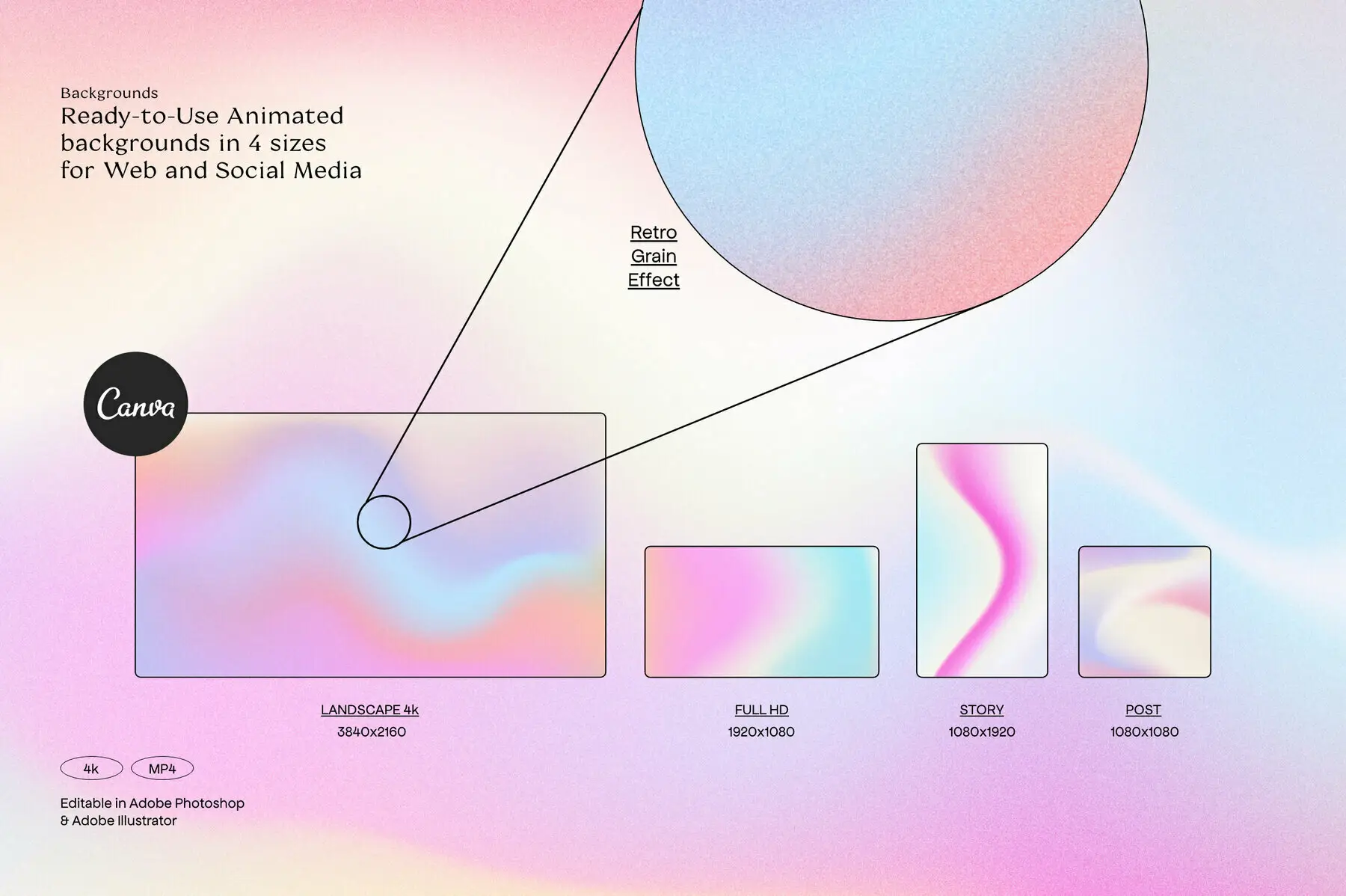CANDY - Animated Gradients Graphics - YouWorkForThem
