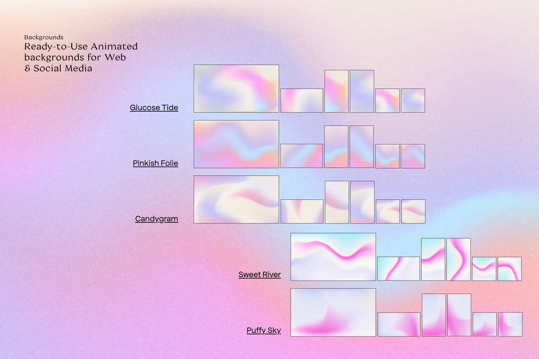 CANDY - Animated Gradients Graphics - YouWorkForThem