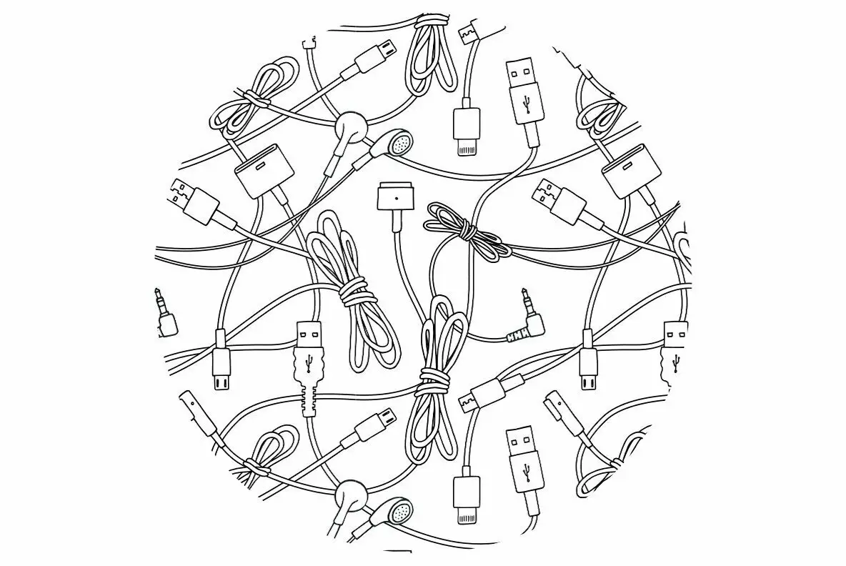 Unplugged - Two Seamless Patterns Graphics - YouWorkForThem