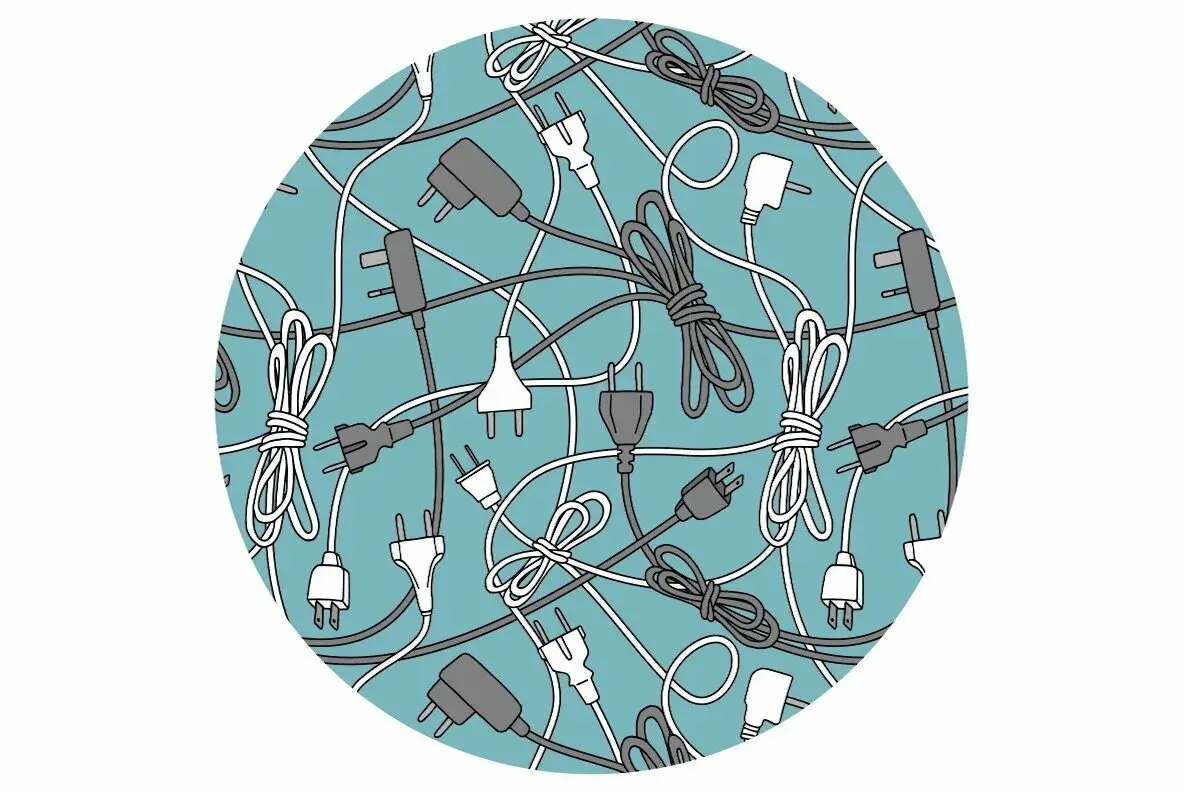 Unplugged - Two Seamless Patterns Graphics - YouWorkForThem