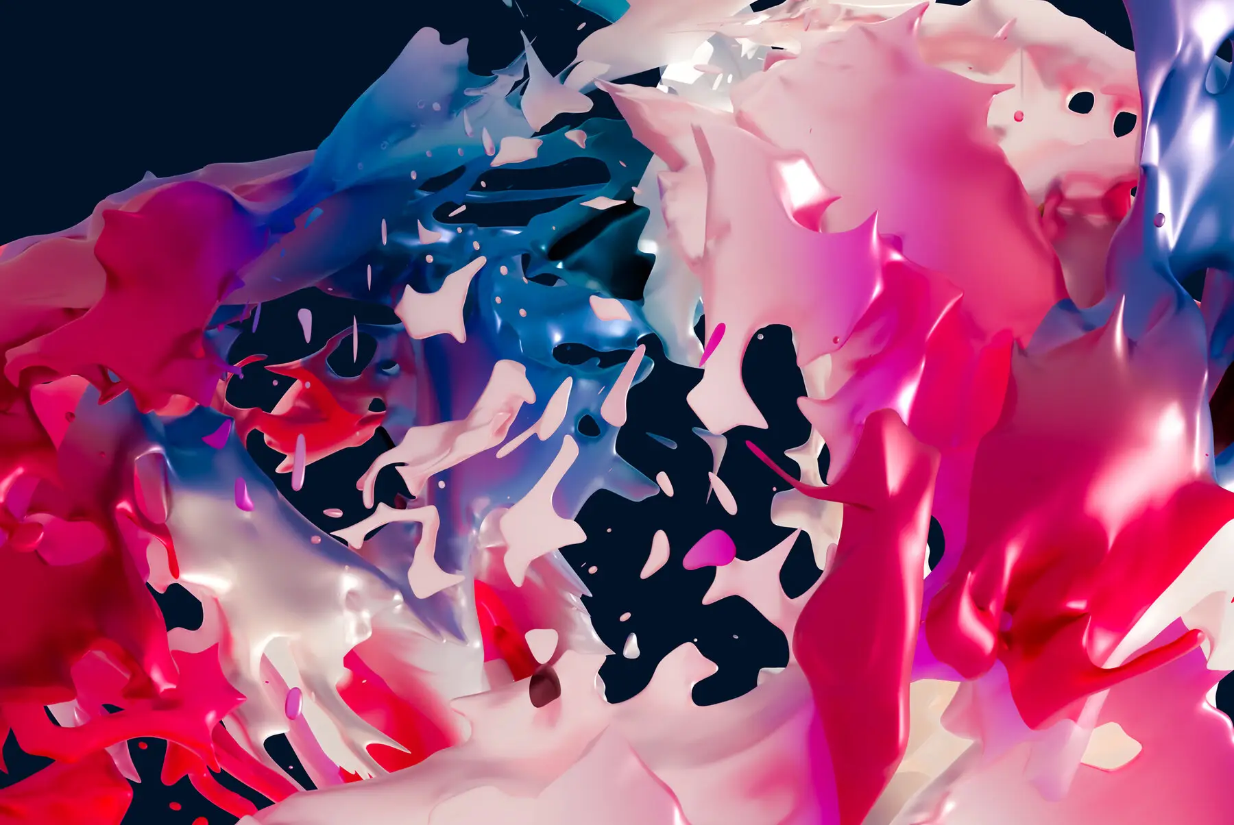 Sugar Splash - Abstract Stock 3D Graphics Graphics - YouWorkForThem