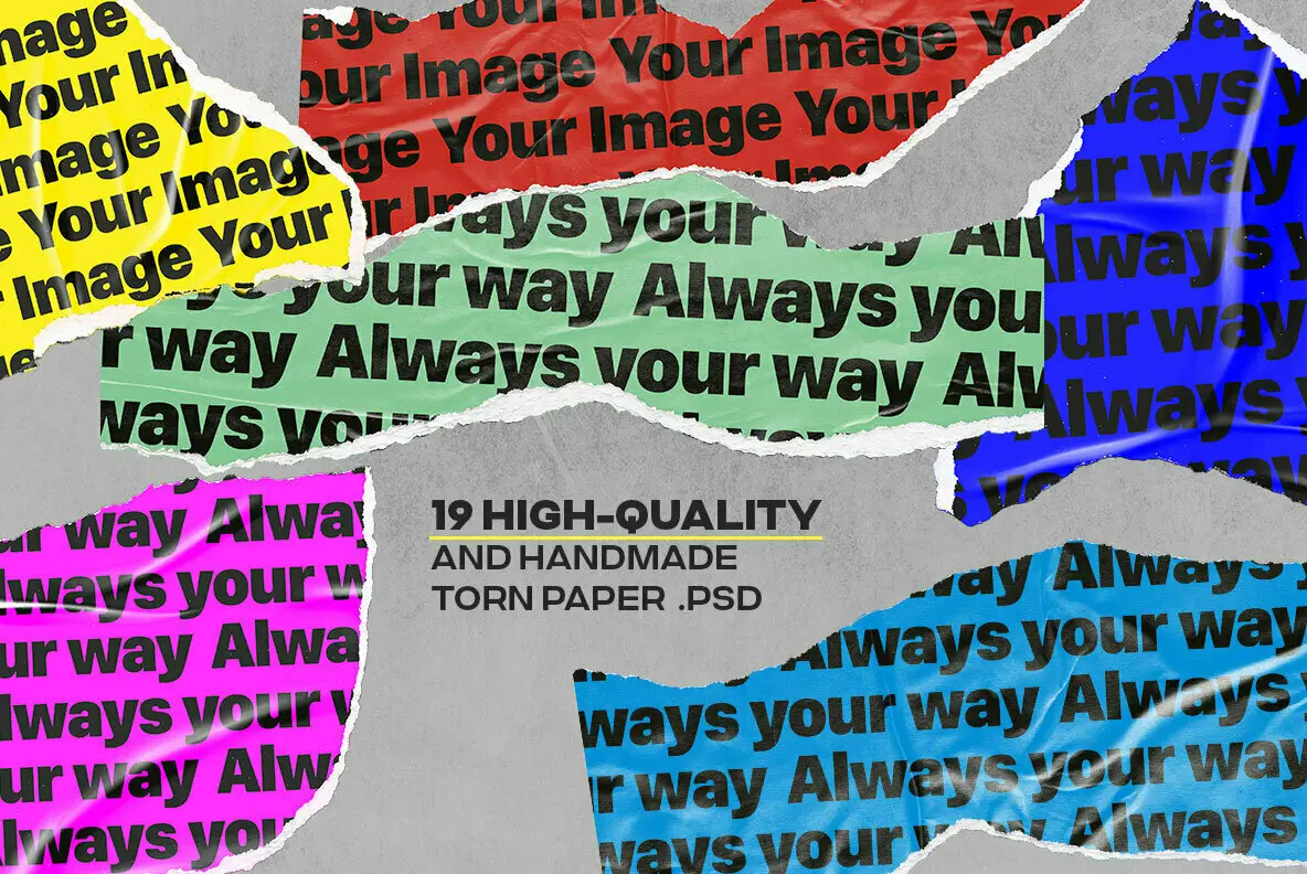 Torn Design Paper Elements Graphics - YouWorkForThem