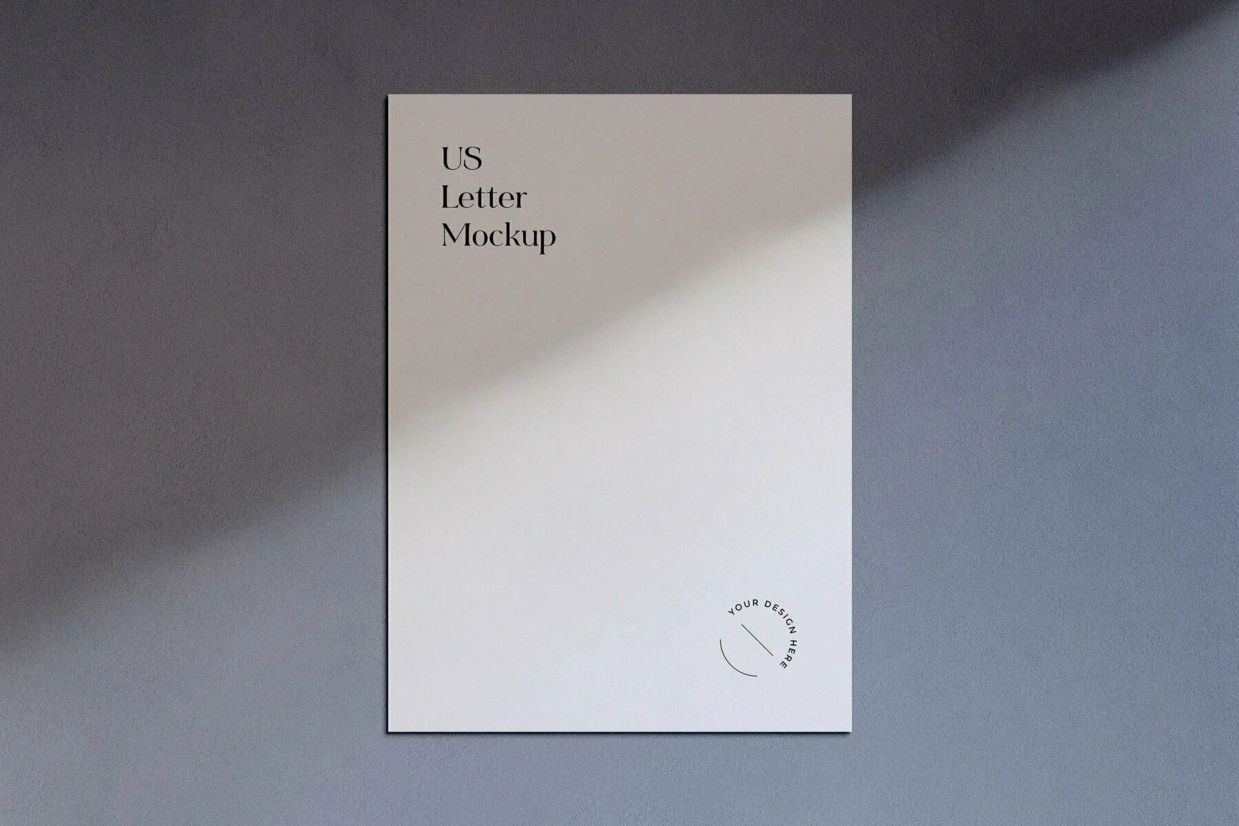 Minimal US Letter Mockup Graphics - YouWorkForThem