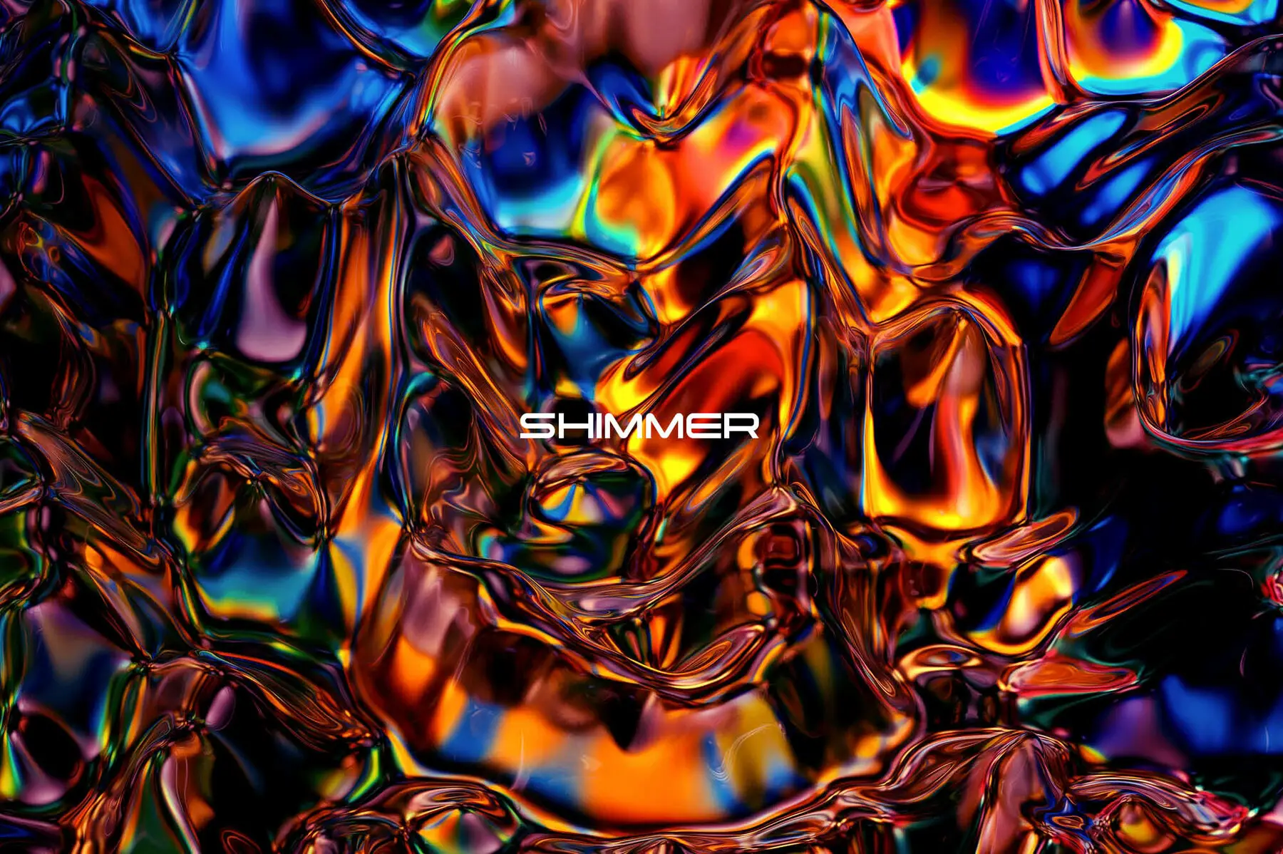 Shimmer – Reflective 3D Textures Abstract - YouWorkForThem