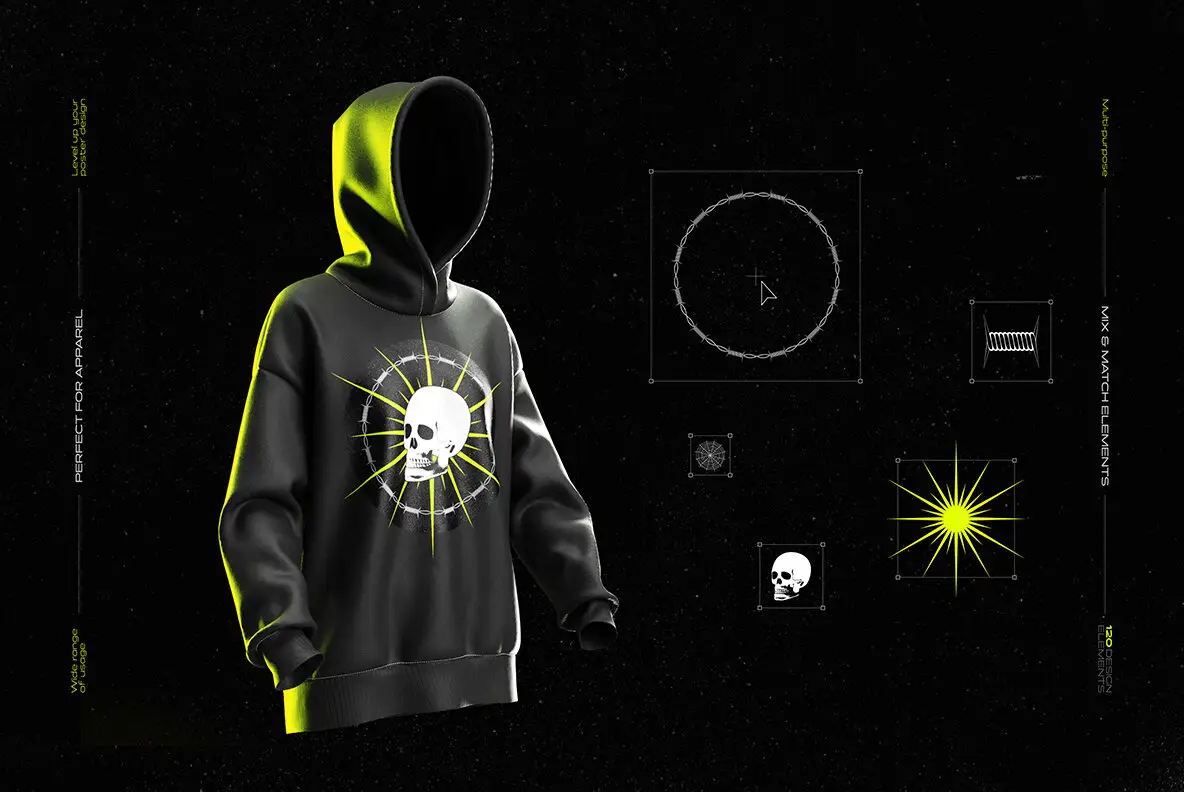 Abstract Shapes MEGA PACK Graphics - YouWorkForThem