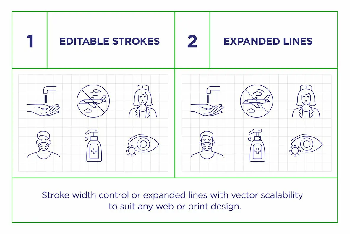 Pandemic Icon Set Graphics - YouWorkForThem