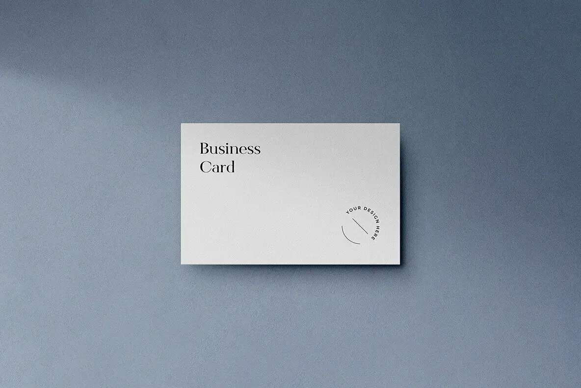 85x55 mm Business Card Mockup Set Mockups - YouWorkForThem