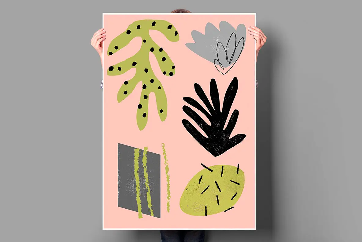 Cutouts Art Abstract - YouWorkForThem