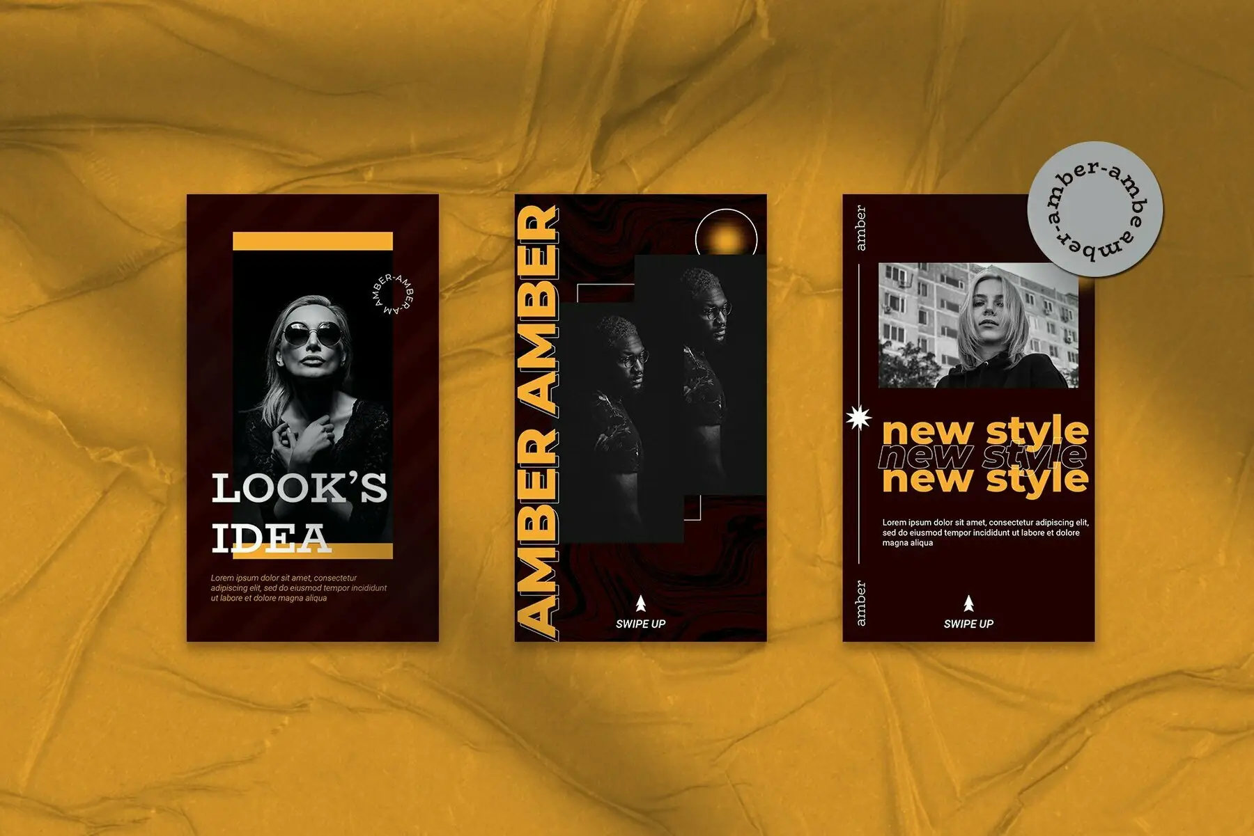 Amber Instagram Template Graphics - YouWorkForThem