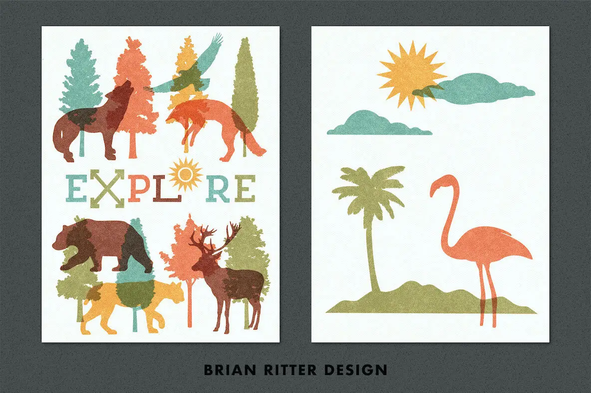 Landscape Toolkit for Procreate - YouWorkForThem