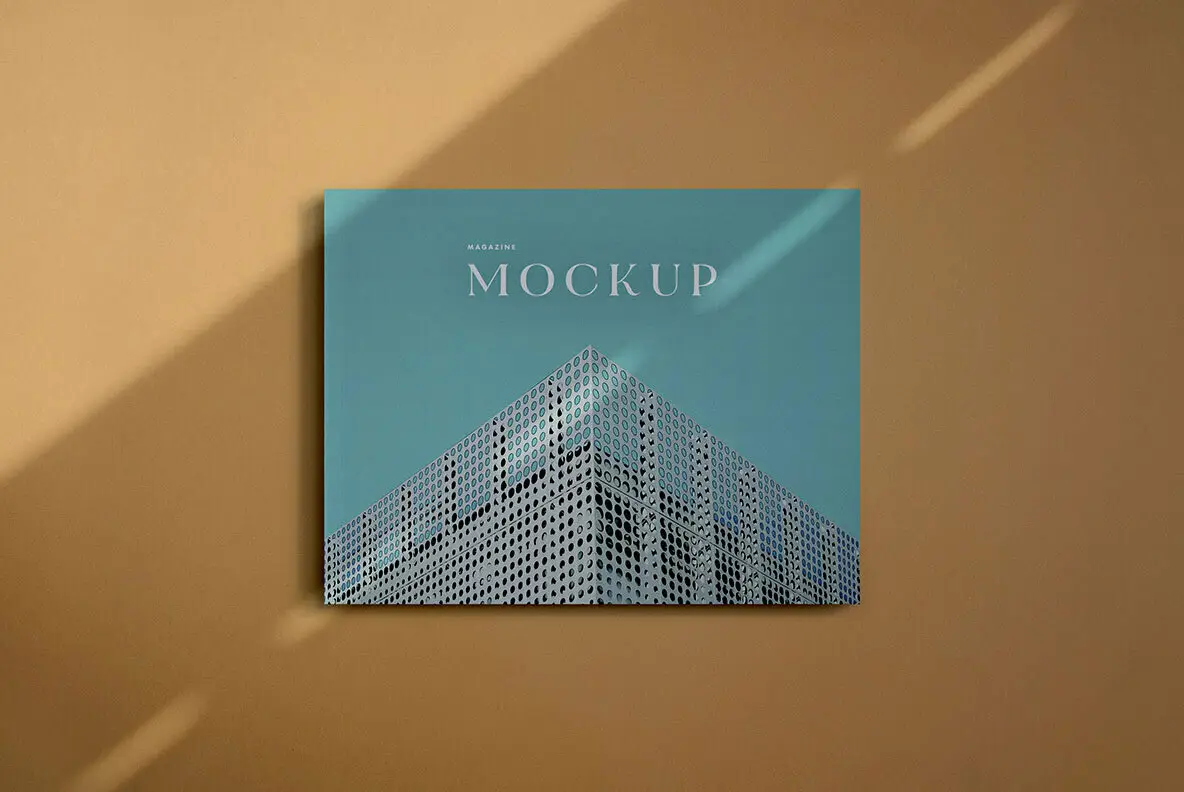Landscape US Letter Magazine Mockup Mockups - YouWorkForThem