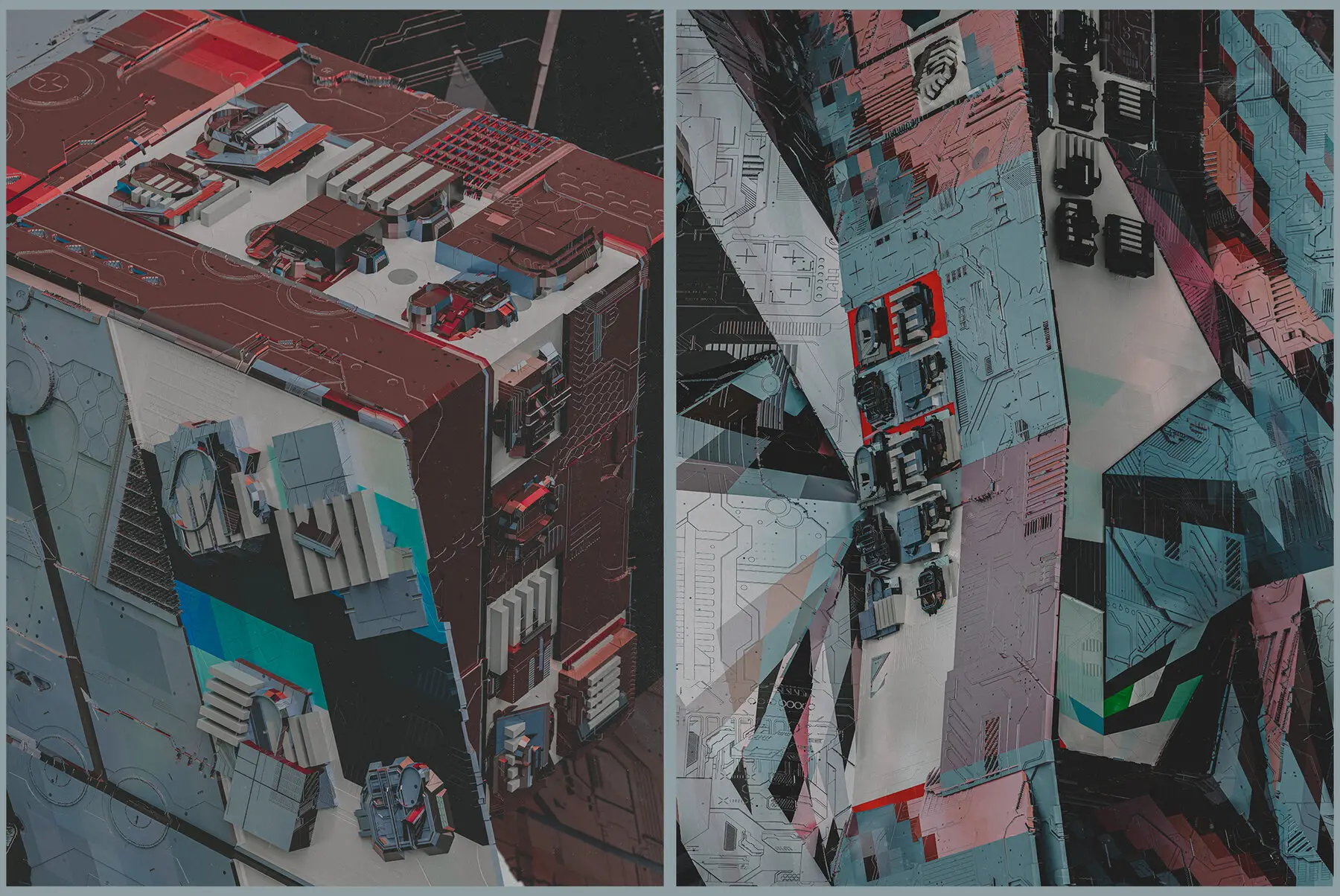 Dystopian Machines - Abstract Stock 3D Graphics Graphics - YouWorkForThem