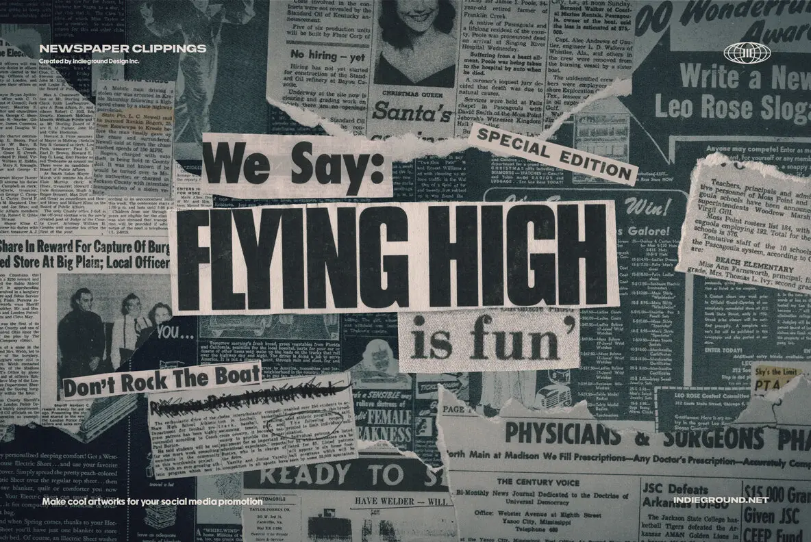 Newspaper Clippings Graphics - YouWorkForThem