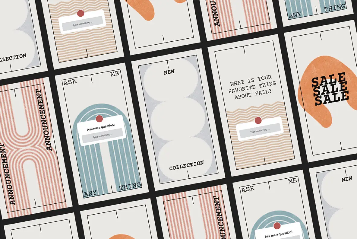 Autumn Retro Geo Objects Objects - YouWorkForThem