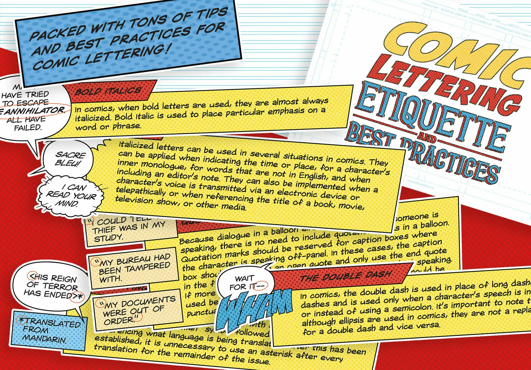 The Comic Lettering Masterclass For Procreate - YouWorkForThem