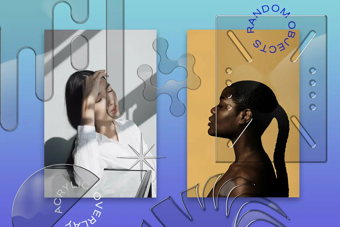 Acrylic Overlay Objects Graphics - YouWorkForThem