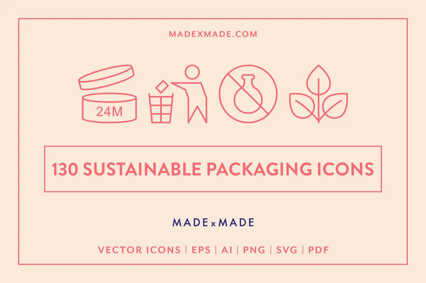 4x Packaging Icons Bundle Graphics - YouWorkForThem