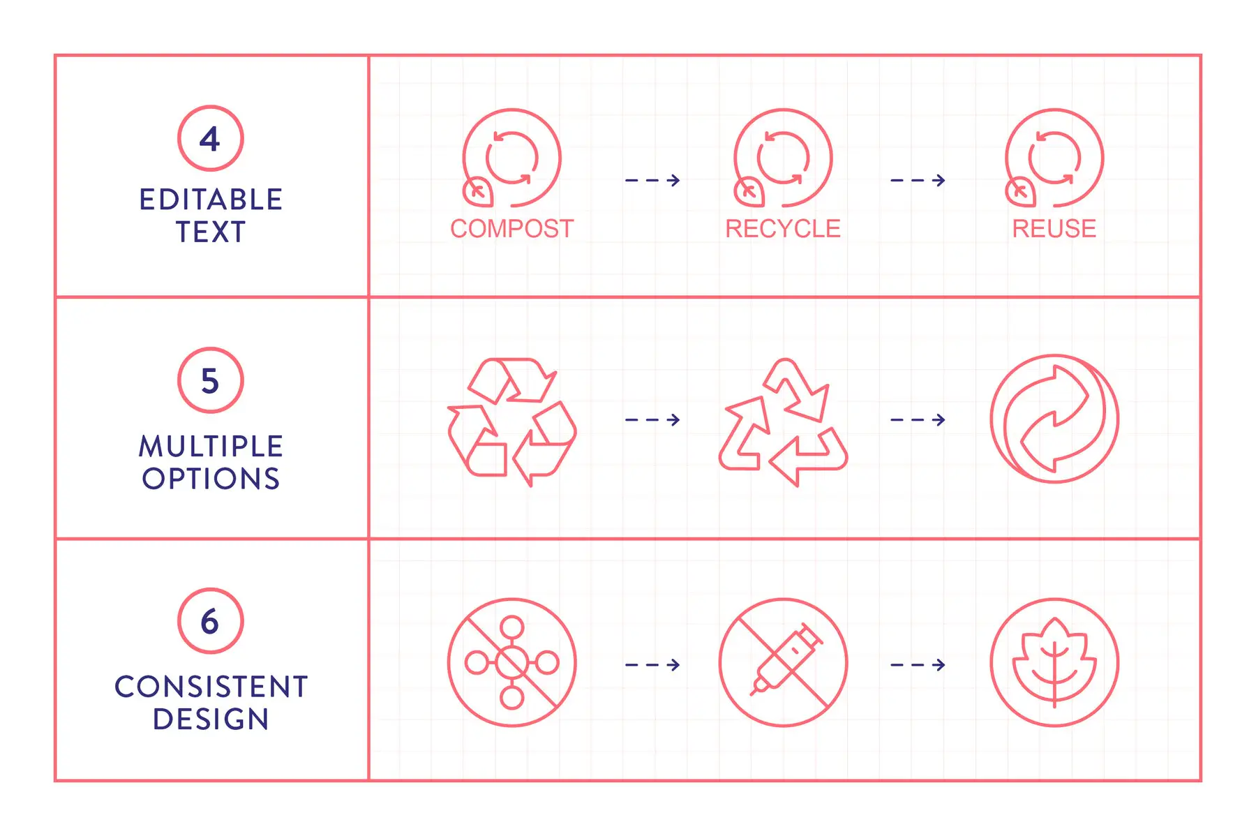 4x Packaging Icons Bundle Graphics - YouWorkForThem