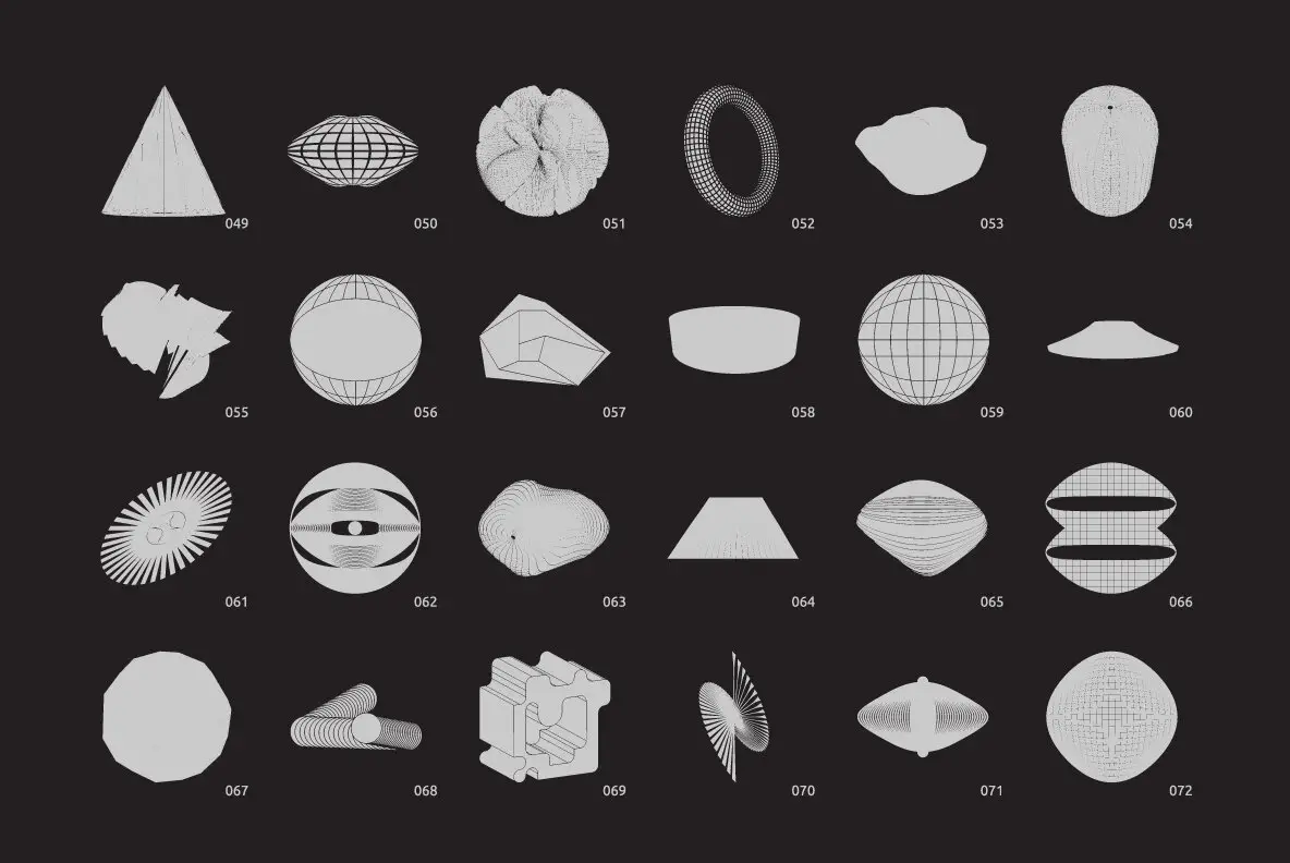 Brutalism Vector Shapes Abstract - YouWorkForThem