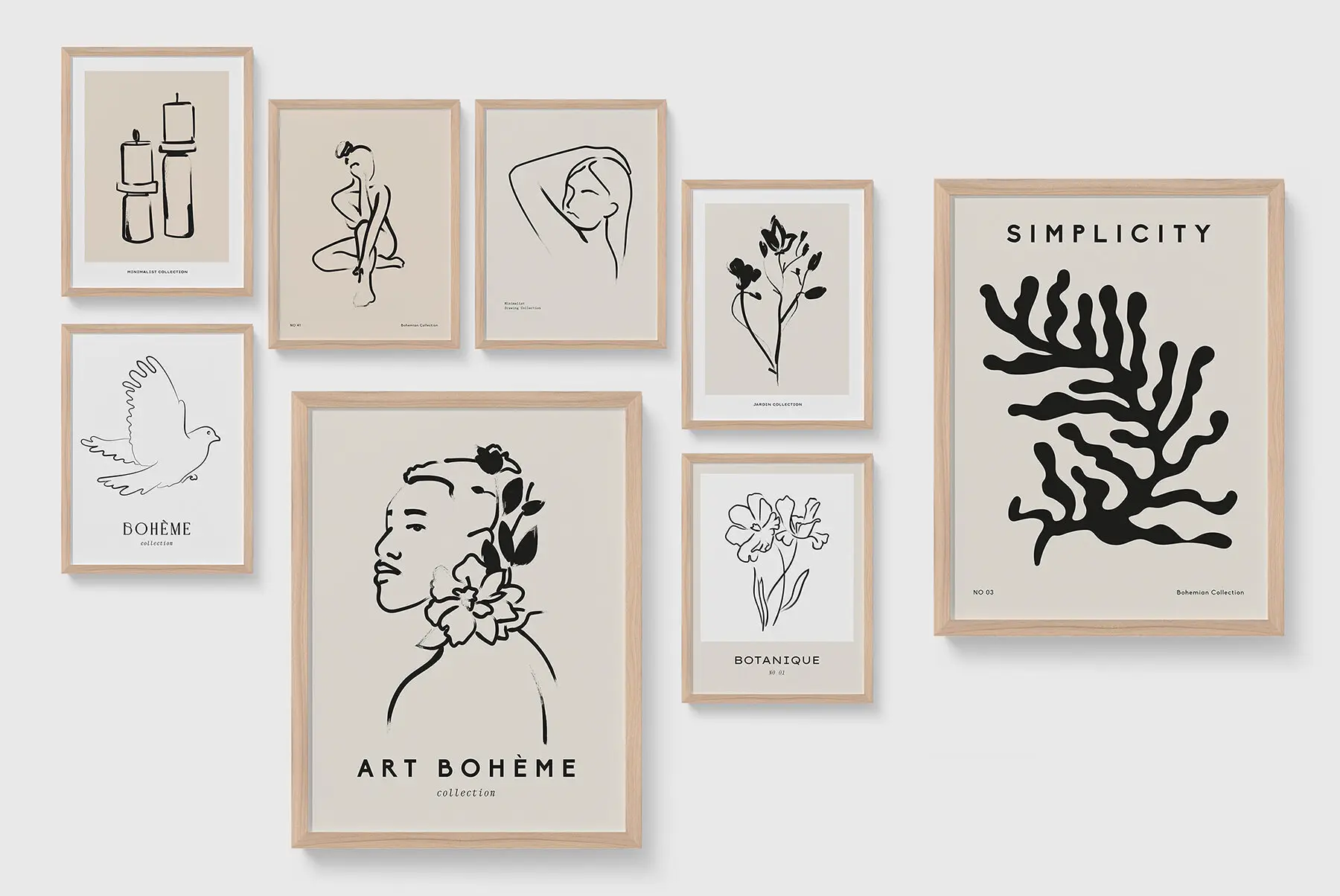 Bohemian Art Prints Posters Illustrations - YouWorkForThem