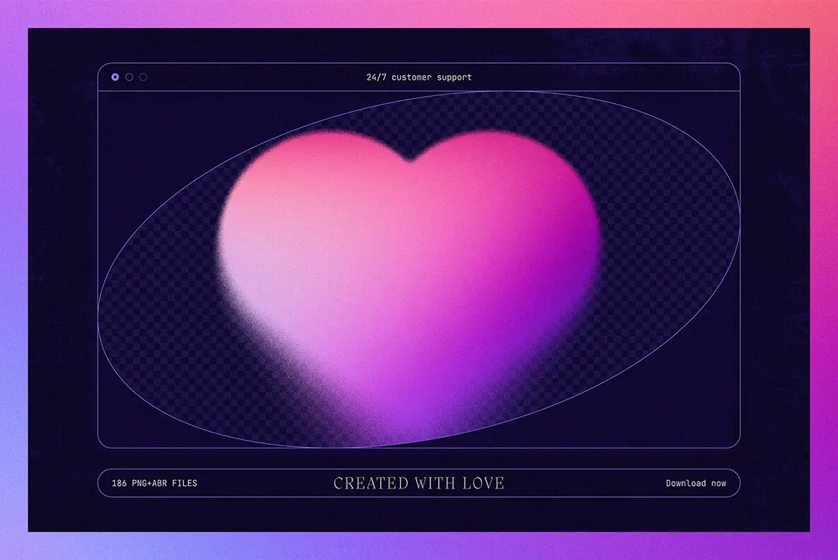 Blurry Gradient Shapes Collection Graphics - YouWorkForThem