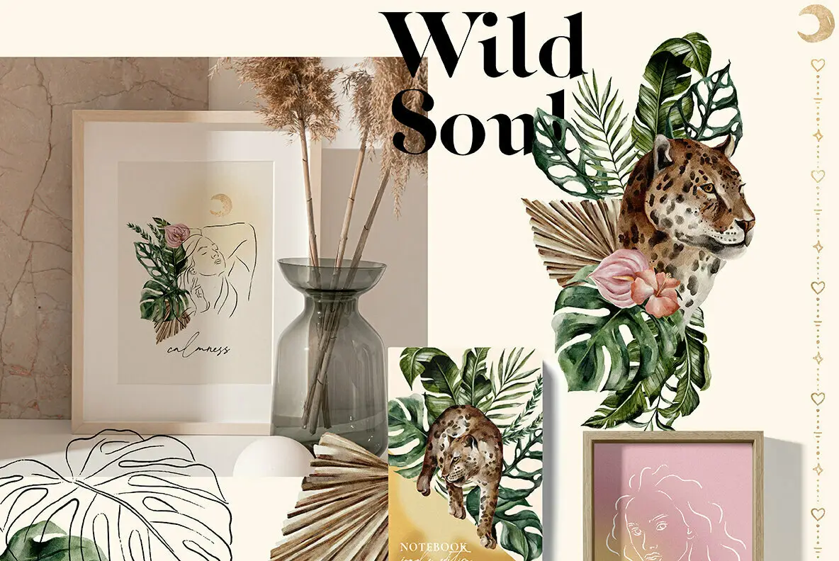 Wild Soul Collection Illustrations - YouWorkForThem