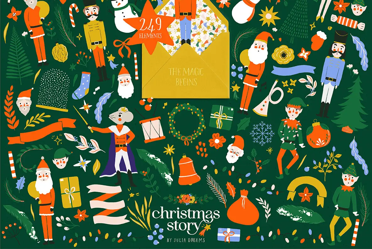Christmas Story Collection Graphics - YouWorkForThem