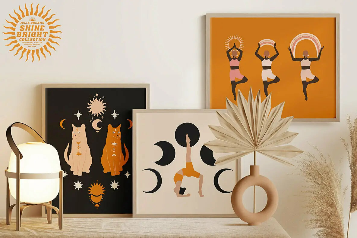Shine Bright Collection Illustrations - YouWorkForThem