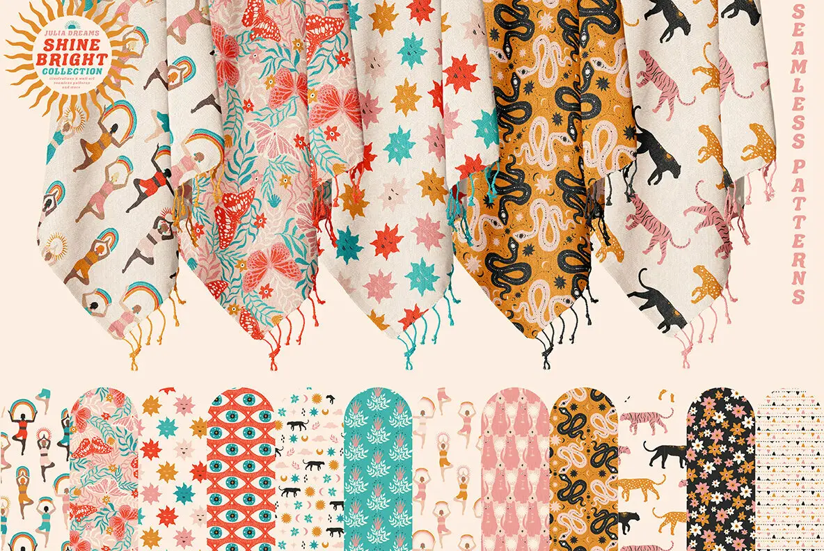 Shine Bright Collection Illustrations - YouWorkForThem