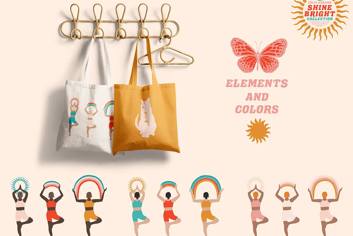 Shine Bright Collection Illustrations - YouWorkForThem